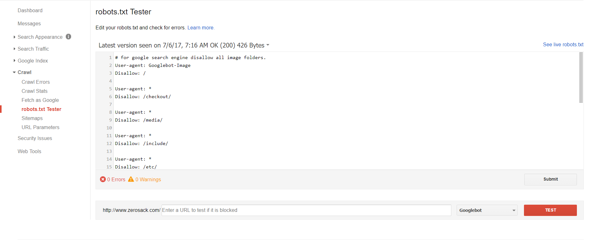 How To Create And Configure Robotstxt File Zerosack